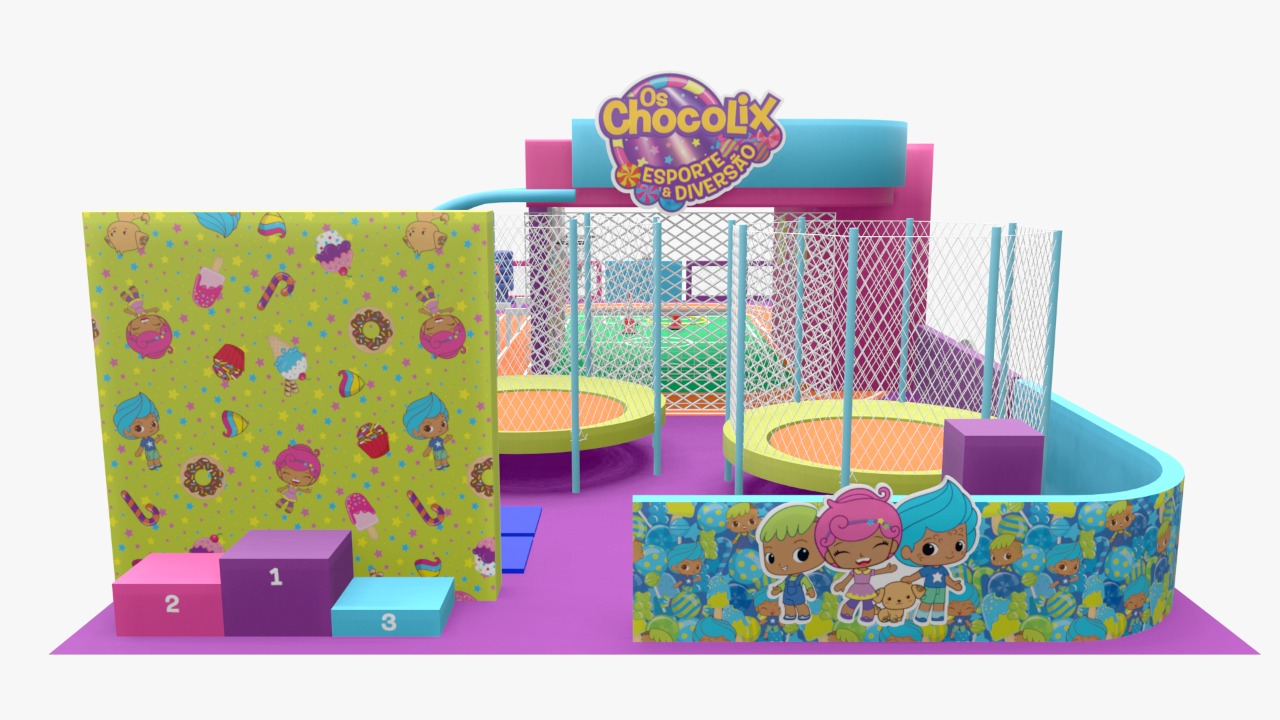 Série infantil "Os Chocolix", ganha arena de esportes em shopping de ...