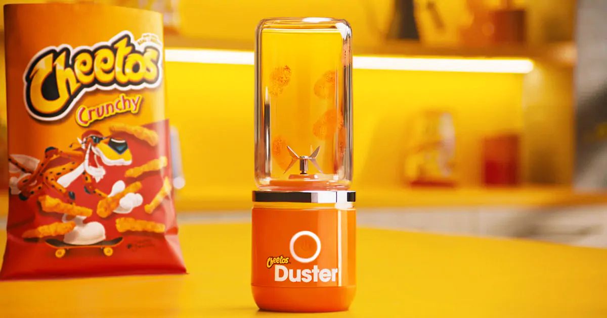 Cheetos lança mini liquidificador para fazer receitas com as migalhas ...