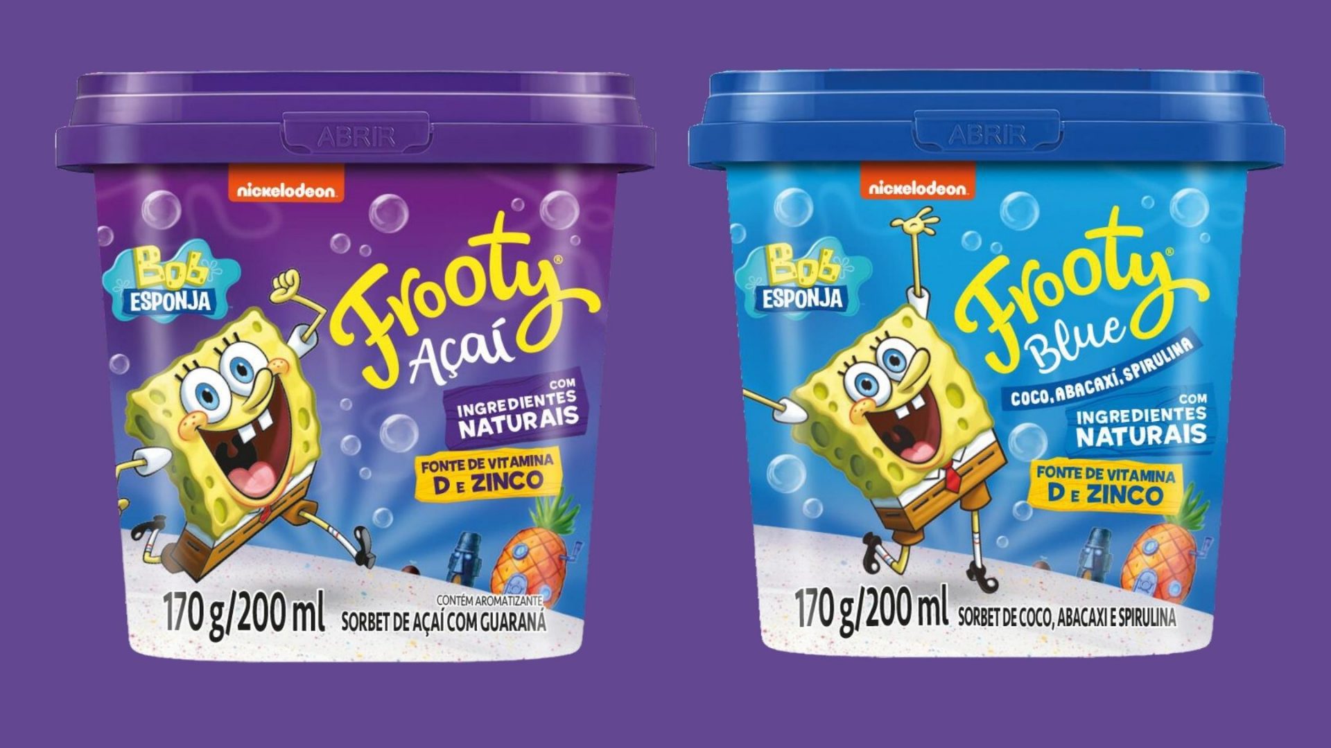Frooty lança nova linha de produtos com o Bob Esponja - EP GRUPO ...