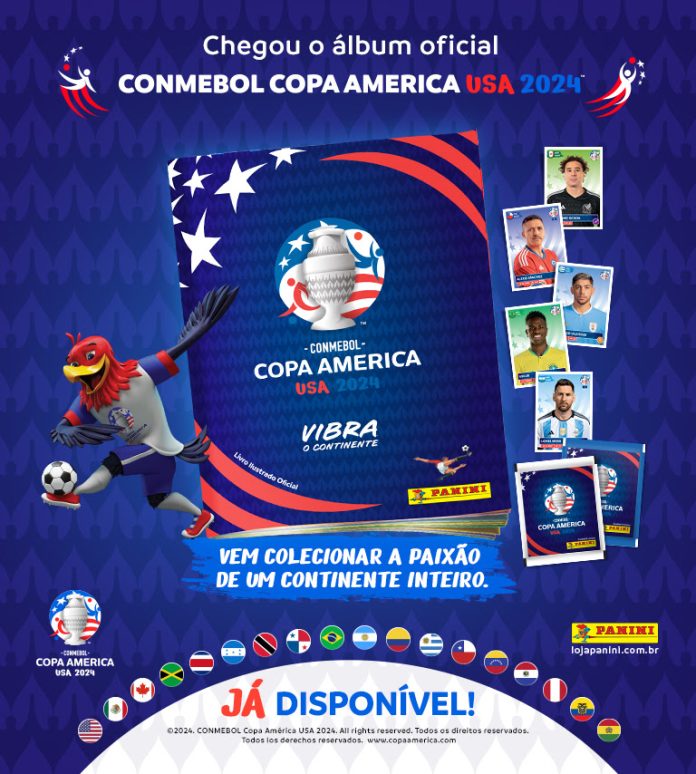 Panini apresenta álbum oficial de figurinhas colecionáveis da CONMEBOL ...