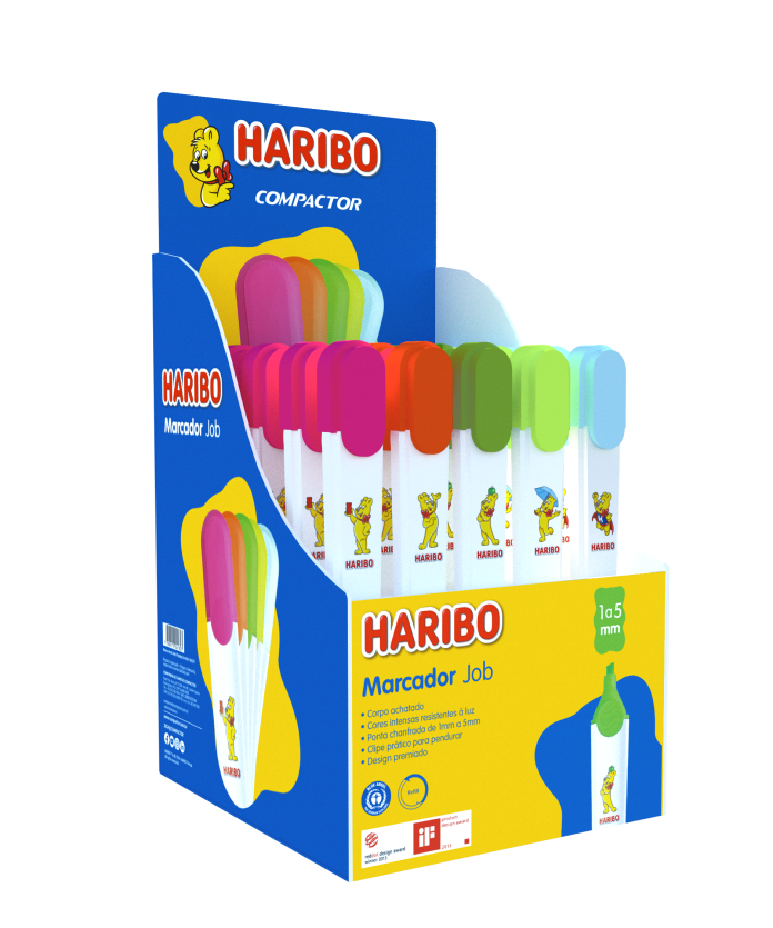 Haribo faz collab com Compactor e estampa linha de material escolar ...