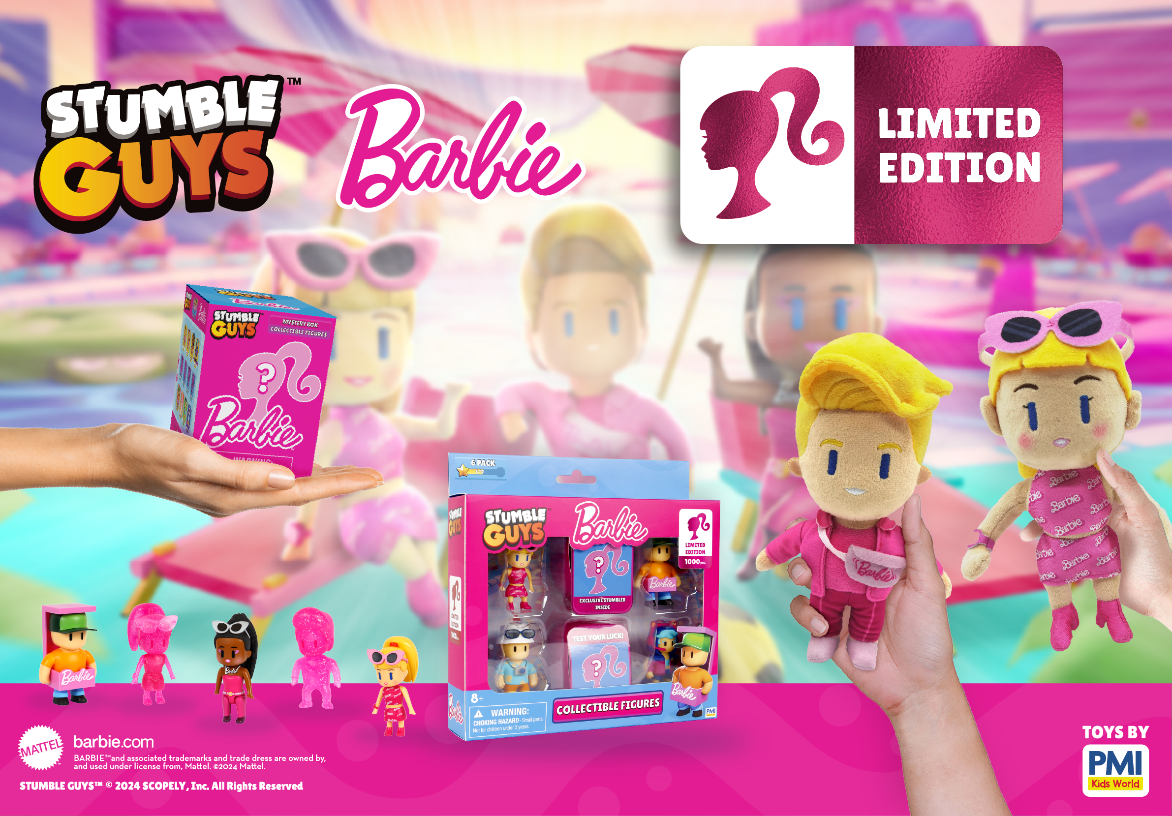 [Internacional] PMI Kids World apresenta a linha Stumble Guys x Barbie ...