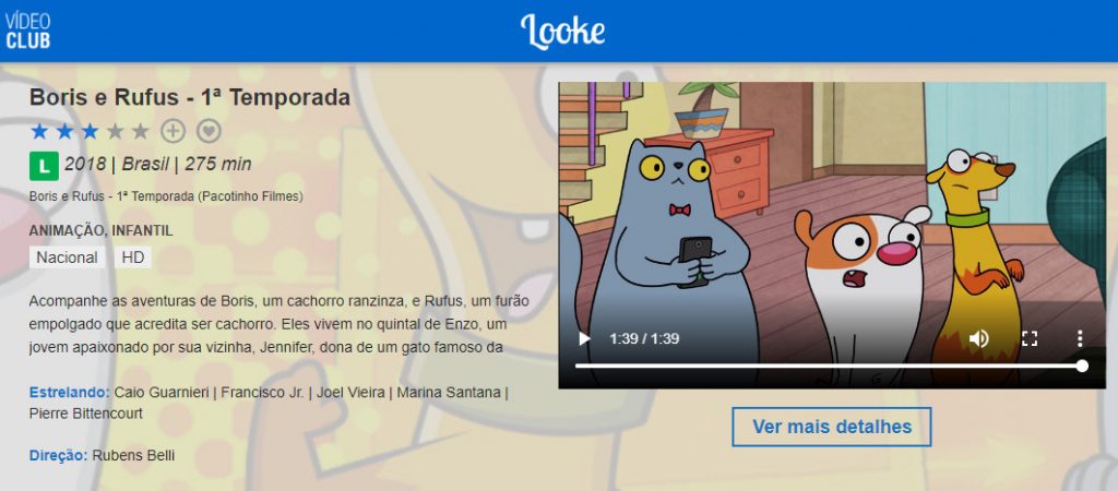 Animação nacional Boris e Rufus disponível em streaming - EP GRUPO ...